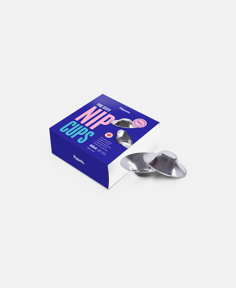 Pippeta Silver Nip Cups | 100% Pure 999 Silver | Natural Nipple Healing